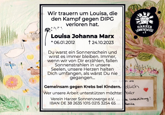 Traueranzeigen von Louisa Johanna Marx | noz Trauerportal